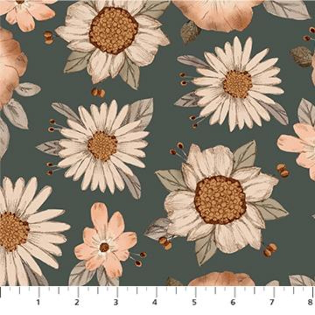 NEW!! Figo, Large Floral in Spruce, Charmwood, Bernadett Urbanovics ...