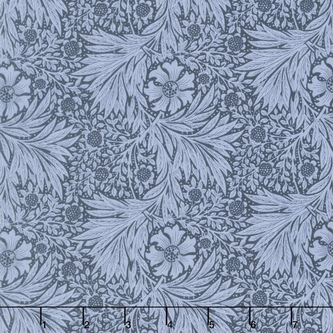 William Morris, Marigold in Navy, Kelmscott, Dusty Blue William Morris ...