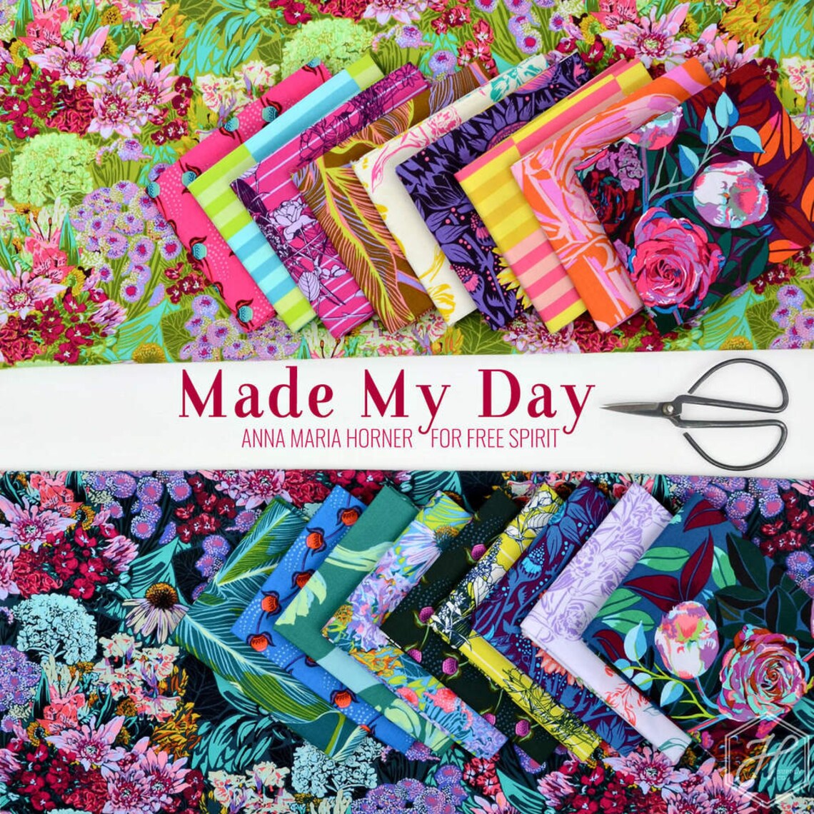 Anna Maria Horner Coreopsis in Shadow Free Spirit Fabric - Etsy