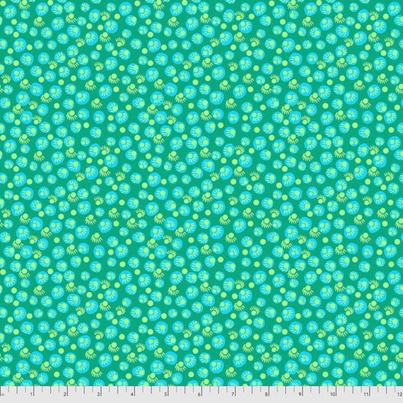 Anna Maria Horner Dot Your Eyes in Jade Free Spirit Fabric - Etsy