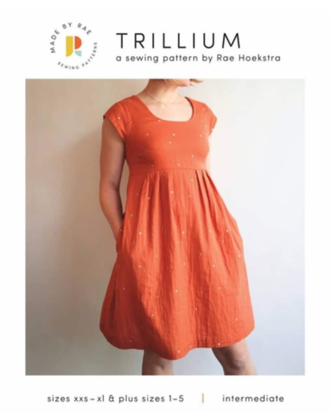 Made by Rae, Trillium Dress Pattern, Woven Dress Pattern, Indie Sewing ...