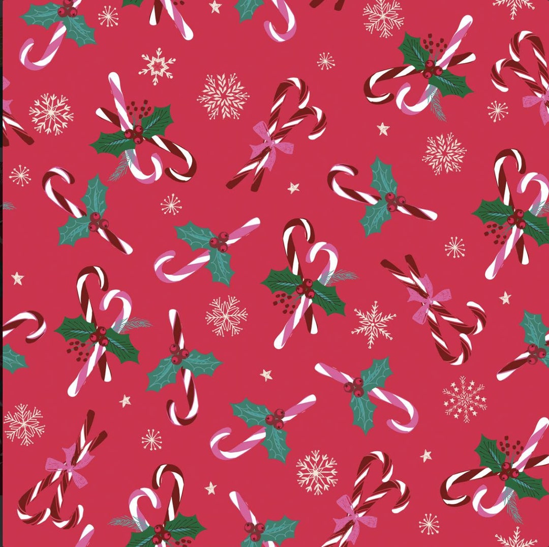 Dashwood Studio (UK), Candy Cane Christmas, Canes With Holly, Sold by ...