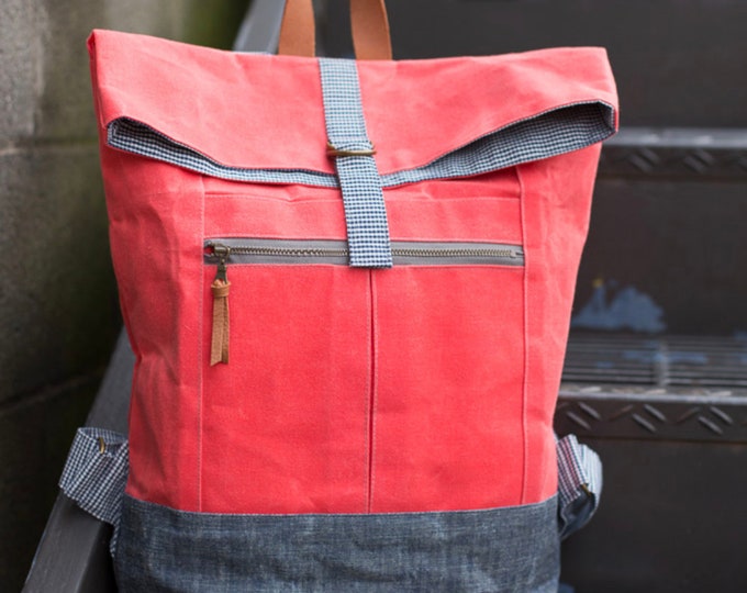 Range Backpack Sewing Pattern, Noodlehead Bag Pattern, Foldover Backpack Pattern, PAPER Pattern ...