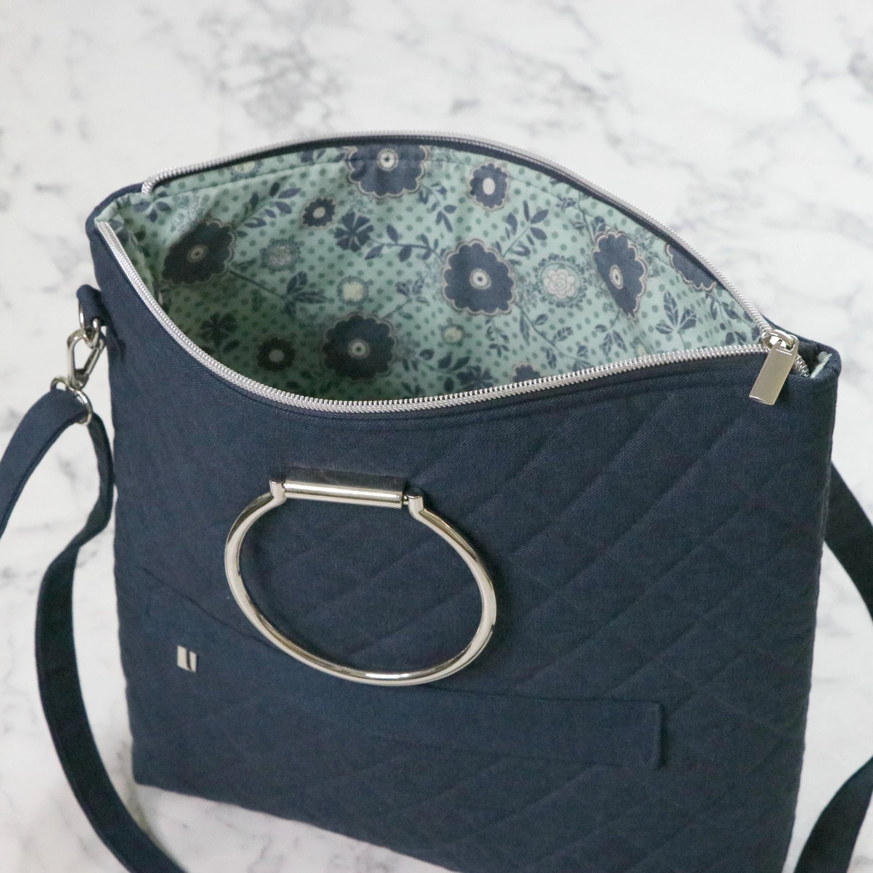 Sallie Tomato Audrey Tote Bag Pattern Modern Tote Paper | Etsy