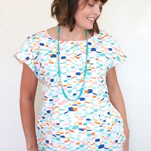 Sew to Grow, Bondi Top, PAPER PATTERN, Shirt Pattern - Etsy