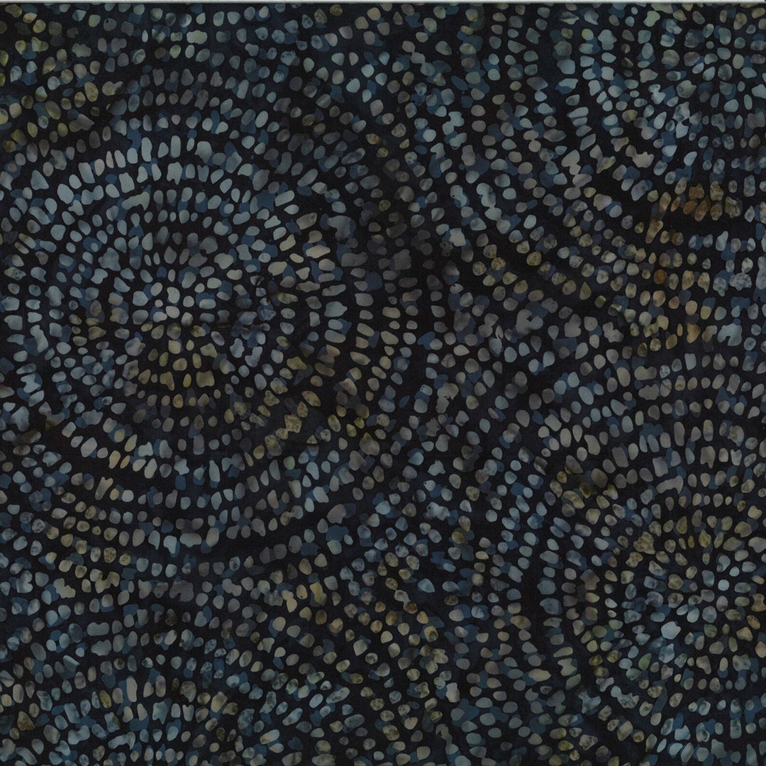 Hoffman, 2023 Bali Batiks, Circle in Licorice, Sold by Half Yard ...