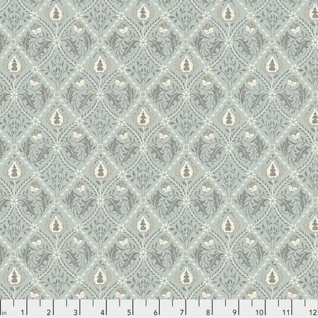 William Morris, Pure Trellis in Mint, Mineral Collection, Free Spirit ...