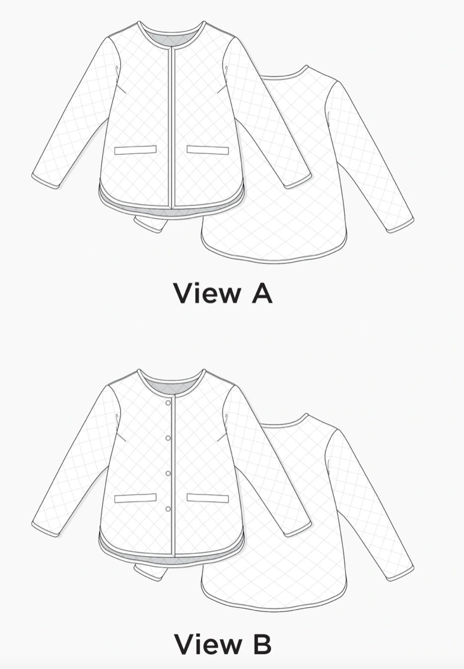 Tamarack Jacket, CHOOSE From TWO SIZES, 0-18 and 14-30, Grainline ...