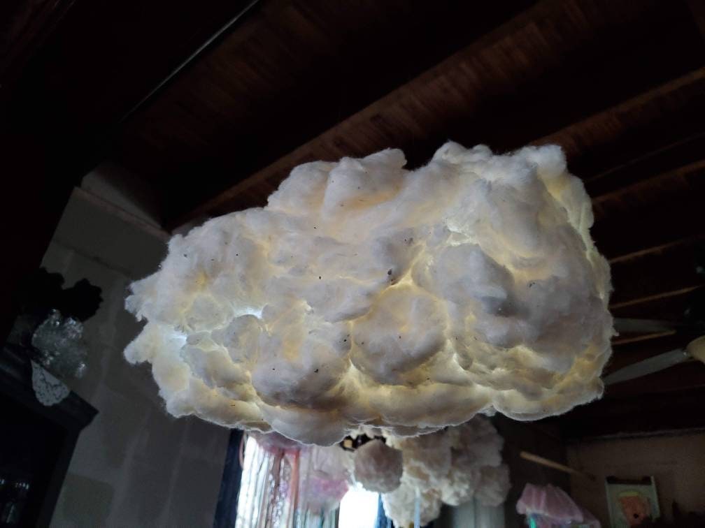DIY Cloud Kit - Make Your Own Hanging Cloud Light From a Plastic Bottle ...