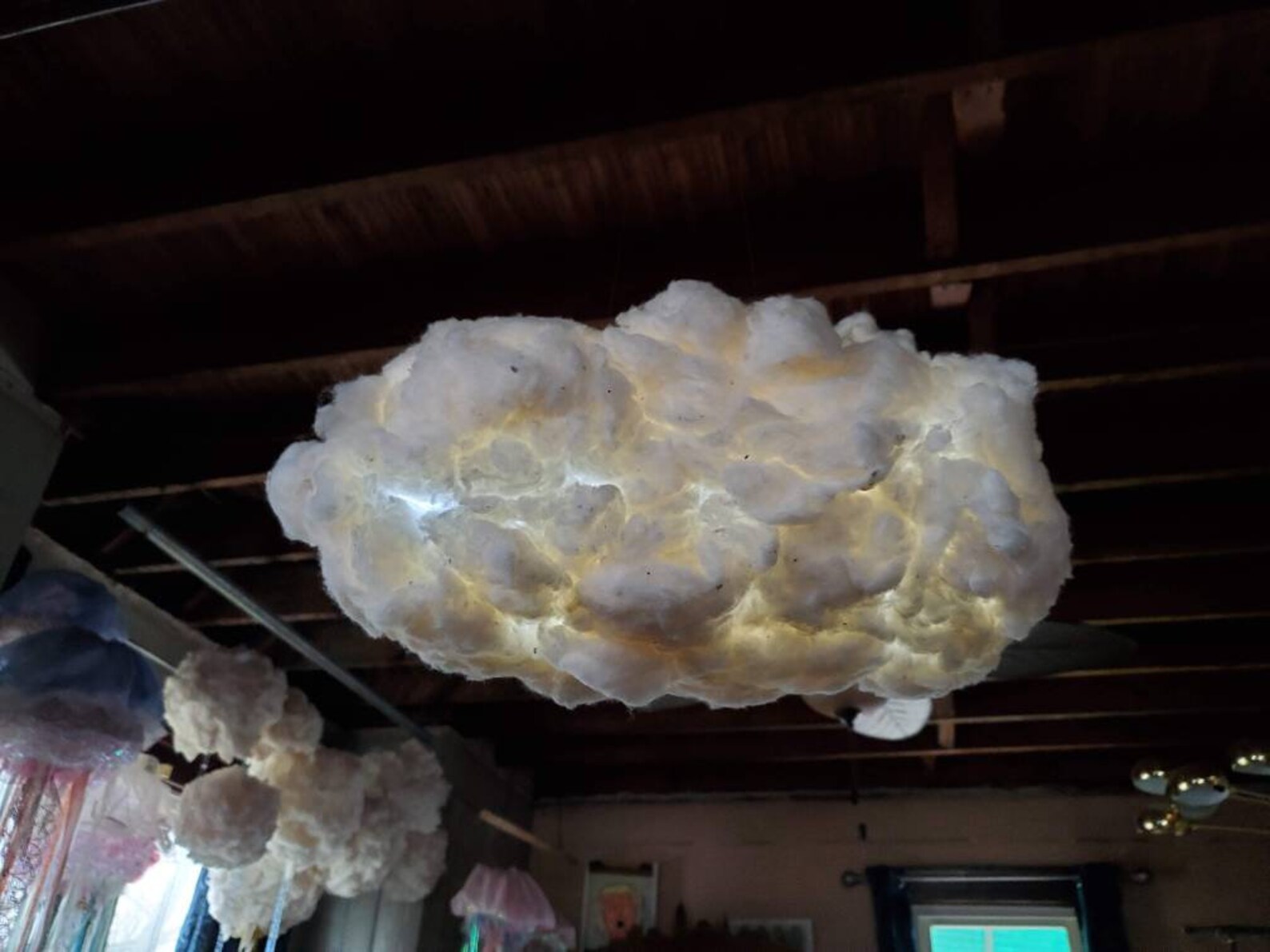 DIY Cloud Kit - Make Your Own Hanging Cloud Light From a Plastic Bottle ...