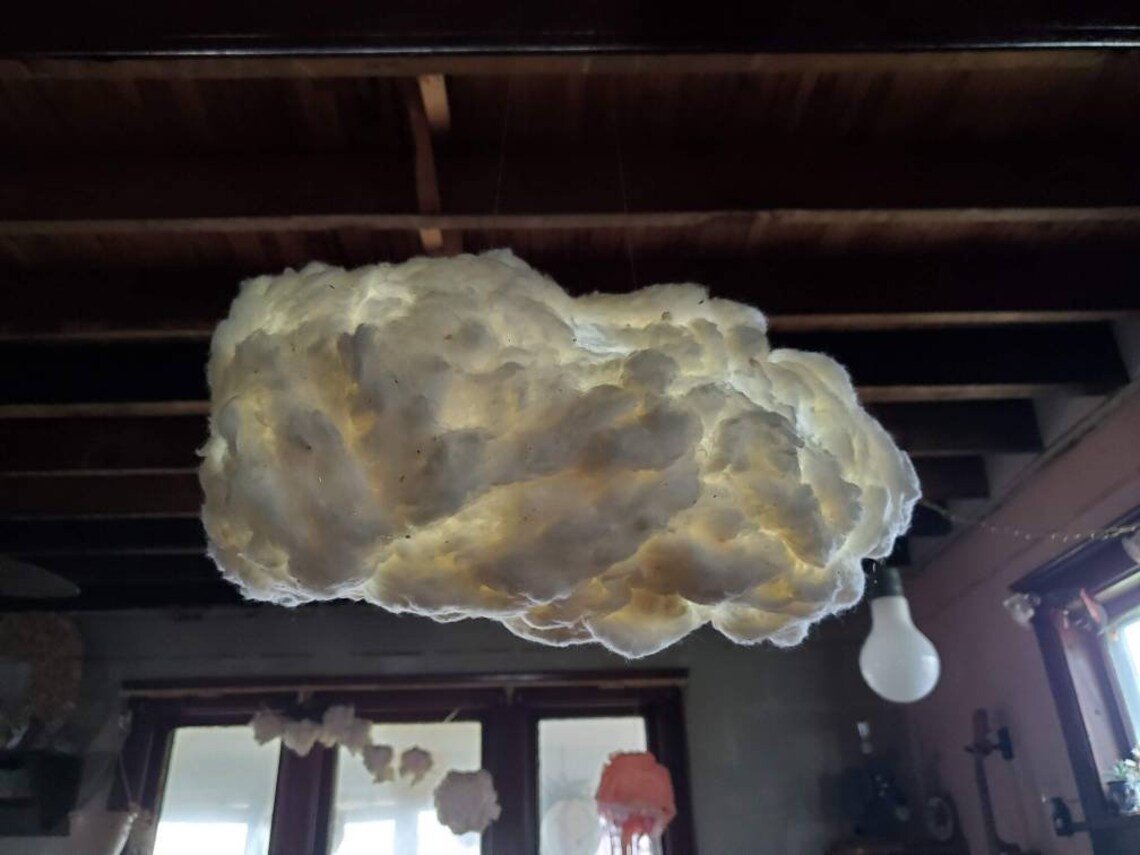 DIY Cloud Kit - Make Your Own Hanging Cloud Light From a Plastic Bottle ...
