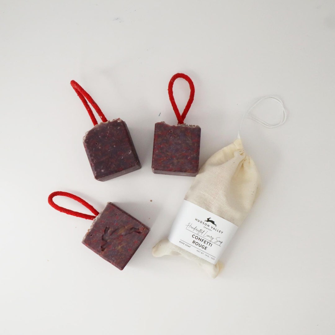 Confetti Rouge Soap, Soap on a Rope, Perfume Dupe, Luxury Artisanal ...