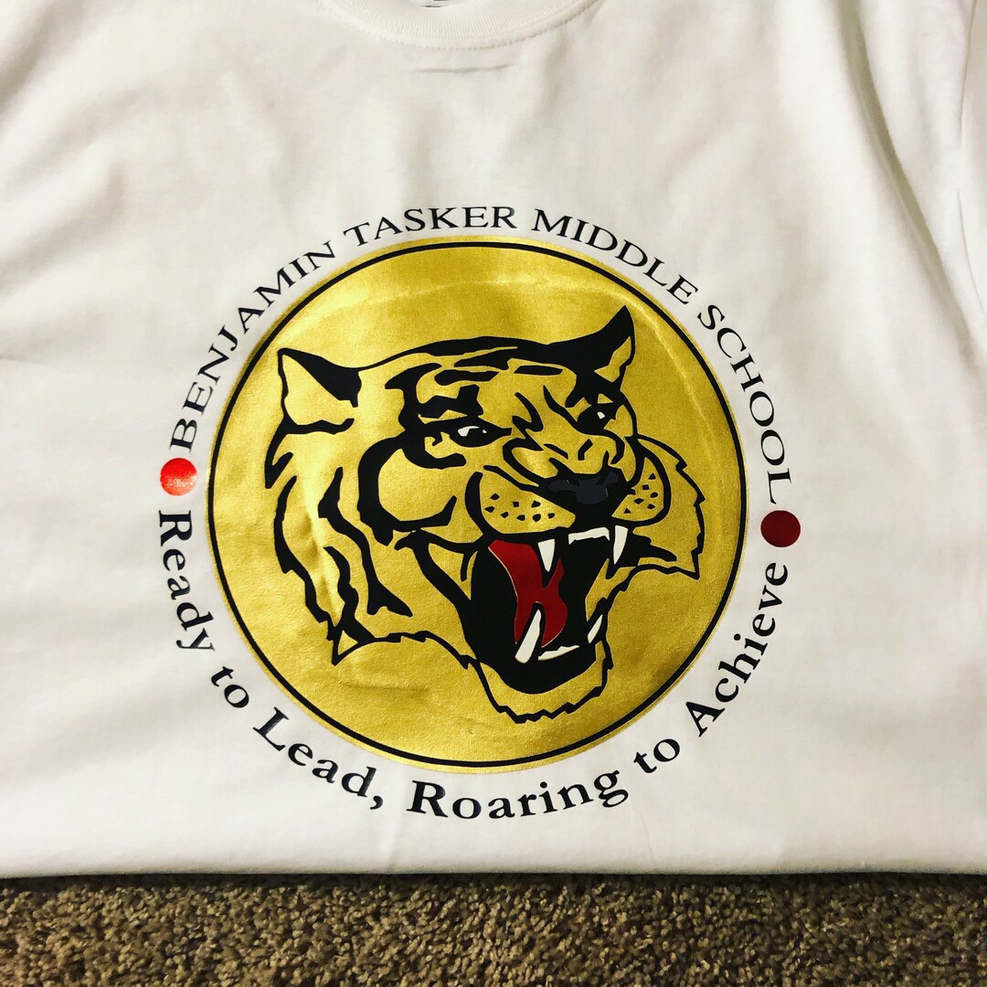 Benjamin Tasker Middle School Large Logo Multilayer Vinyl Tee - Etsy