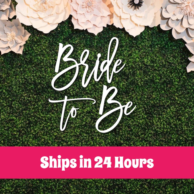 Bride to Be Wood Sign - Etsy