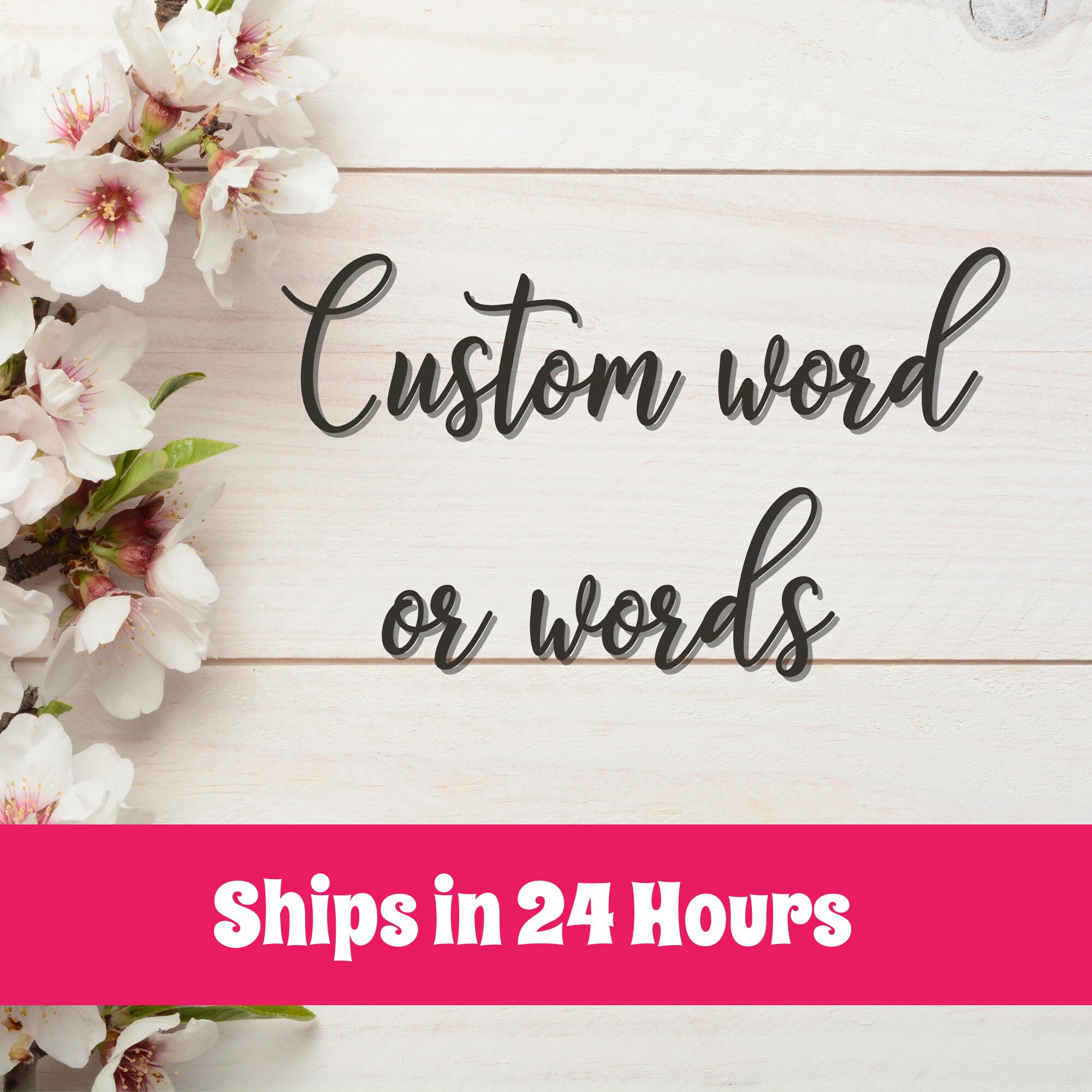 Custom Wood Words Custom Word Signs Cut Outs Names for - Etsy