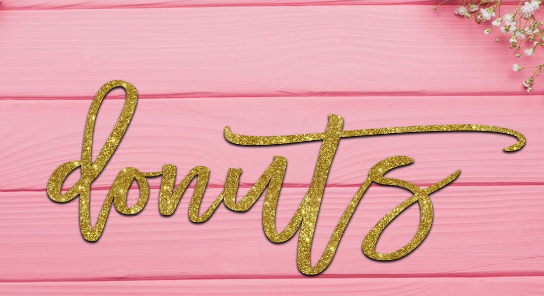 Donuts Wood Sign, Donut Table Sign, Wedding Donut Sign Party Bar Donut ...