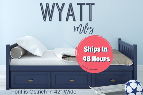 Stacked Custom Name Sign First & Middle Name Sign Wood Name - Etsy