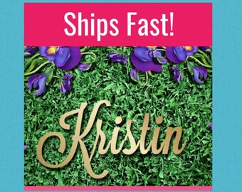 Cursive Wood Sign | Etsy