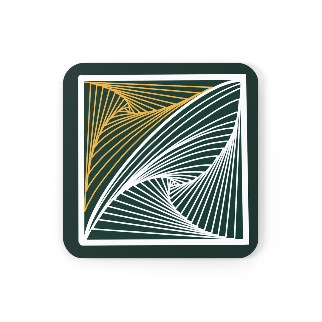 Zentangle Hand Drawn and Printed Corkwood Coaster Set - Etsy