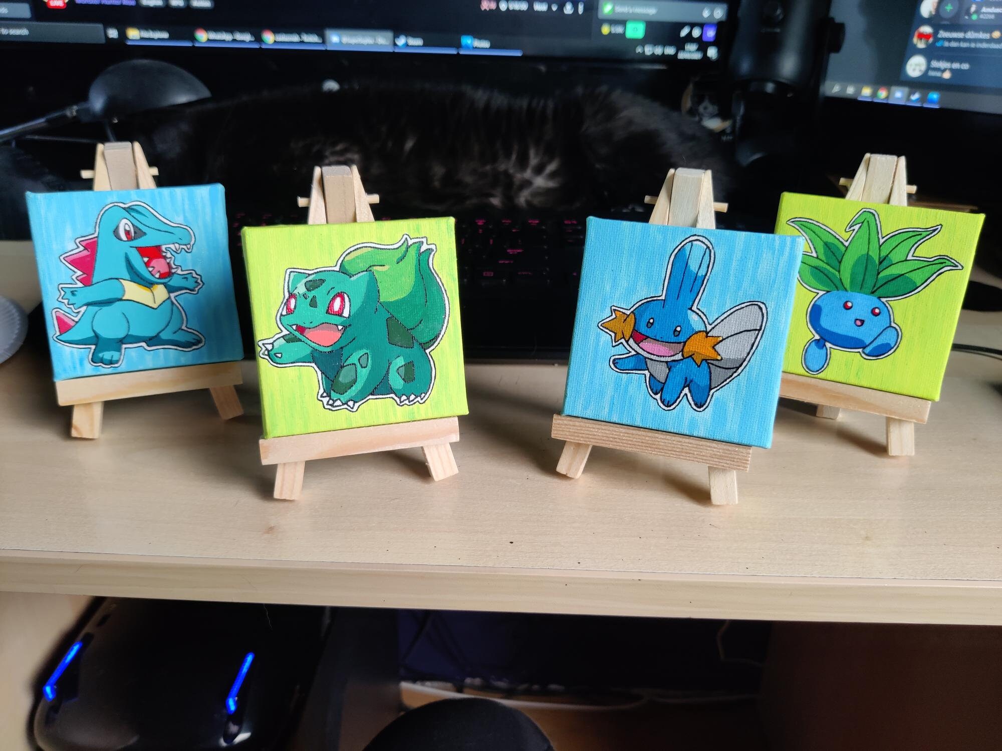 Custom Made Pokémon Mini Paintings - Etsy