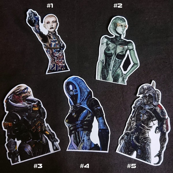 Paper Mass Effect Sticker - Etsy