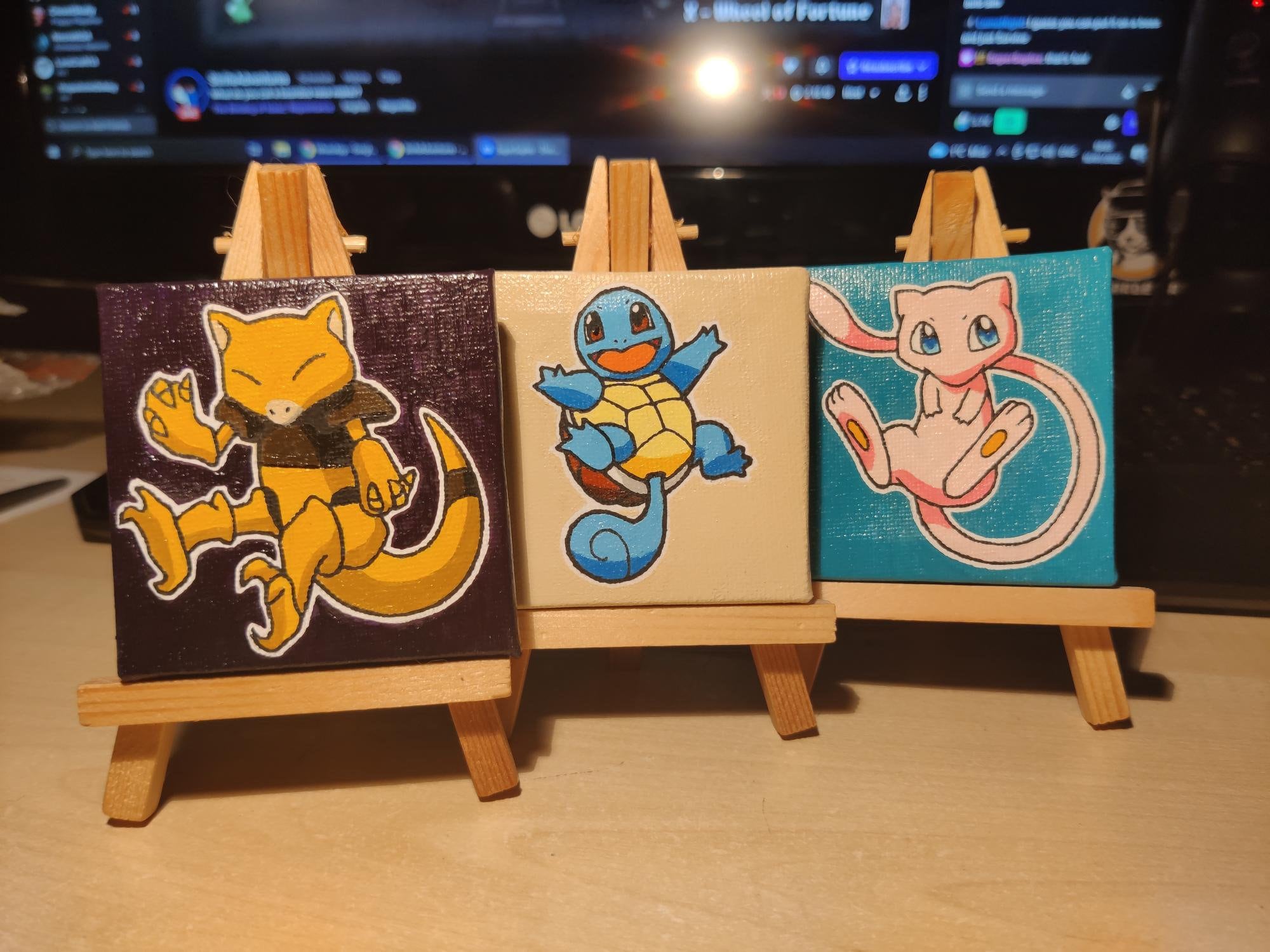 Custom Made Pokémon Mini Paintings - Etsy