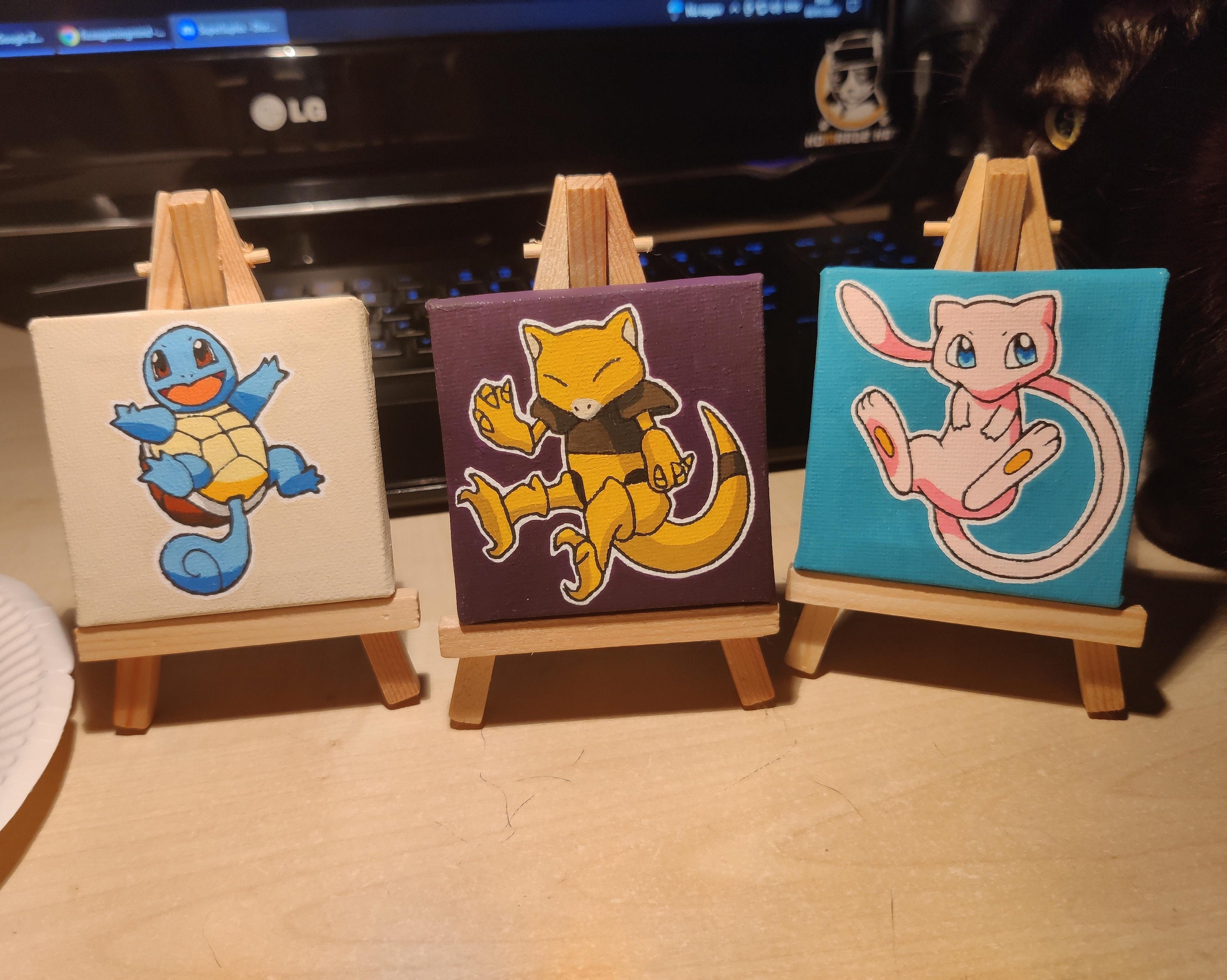 Custom Made Pokémon Mini Paintings - Etsy