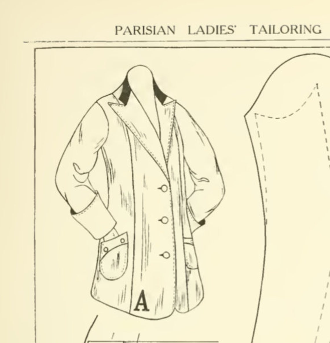 Vintage Dressmaking Pattern System Parisian Ladies PDF Sewing Reference ...