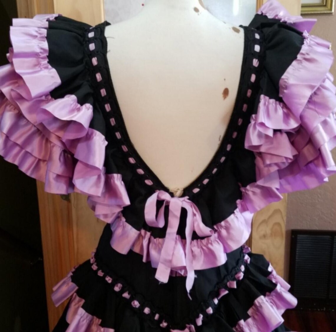 Very Beautiful Detailed Handmadevintage Flamenco Dress for Professional ...