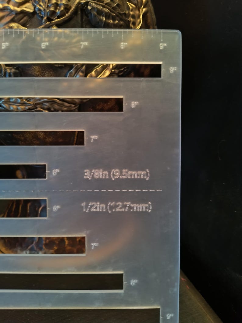 Acrilic Zipper Pocket Template for Clothing, and Bags Markers. Use to ...