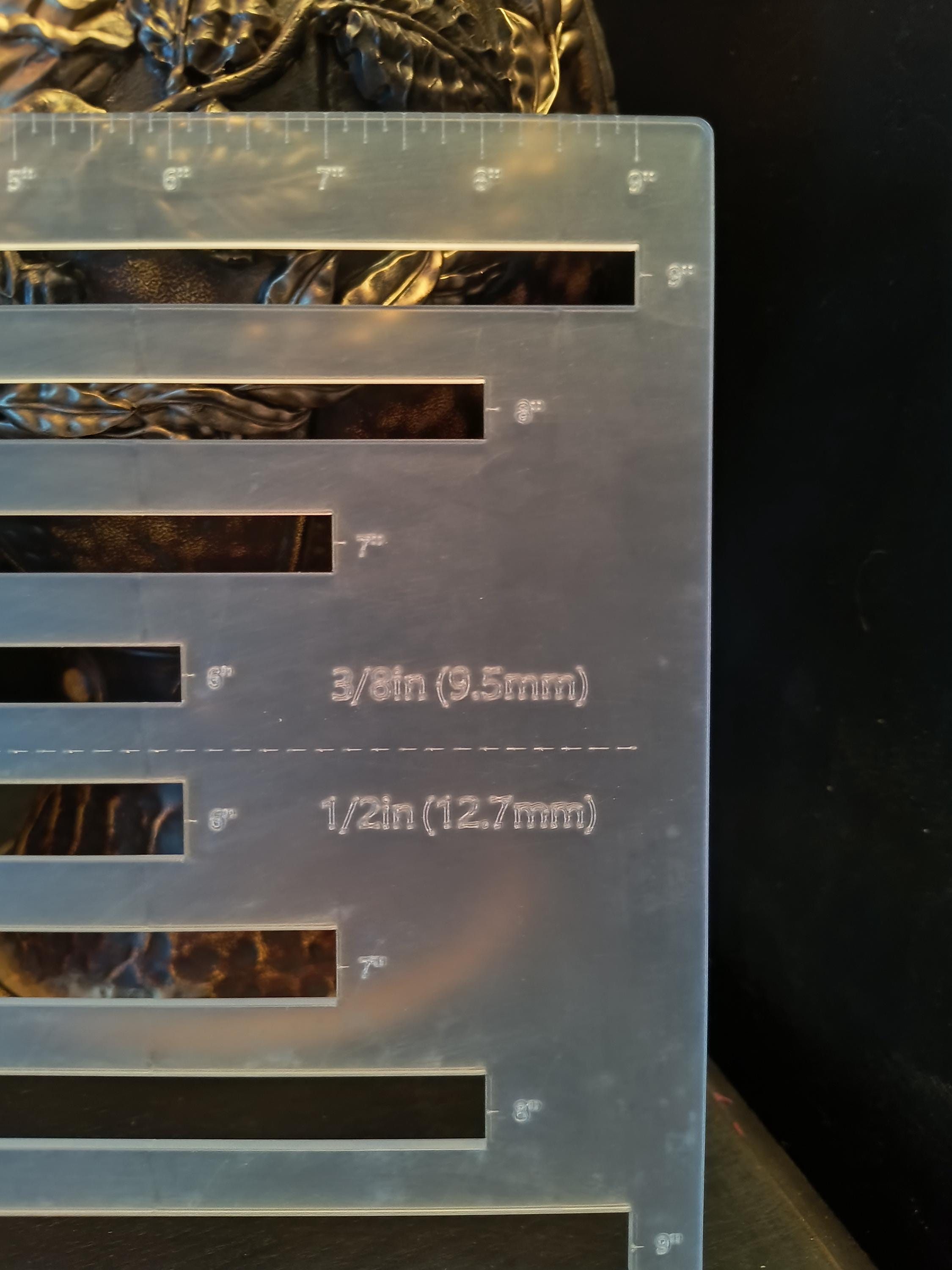 Acrilic Zipper Pocket Template for Clothing, and Bags Markers. Use to ...