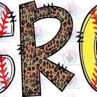 Softball & Cheer Mom PNG Image, Mom of Both Leopard Blue Design ...