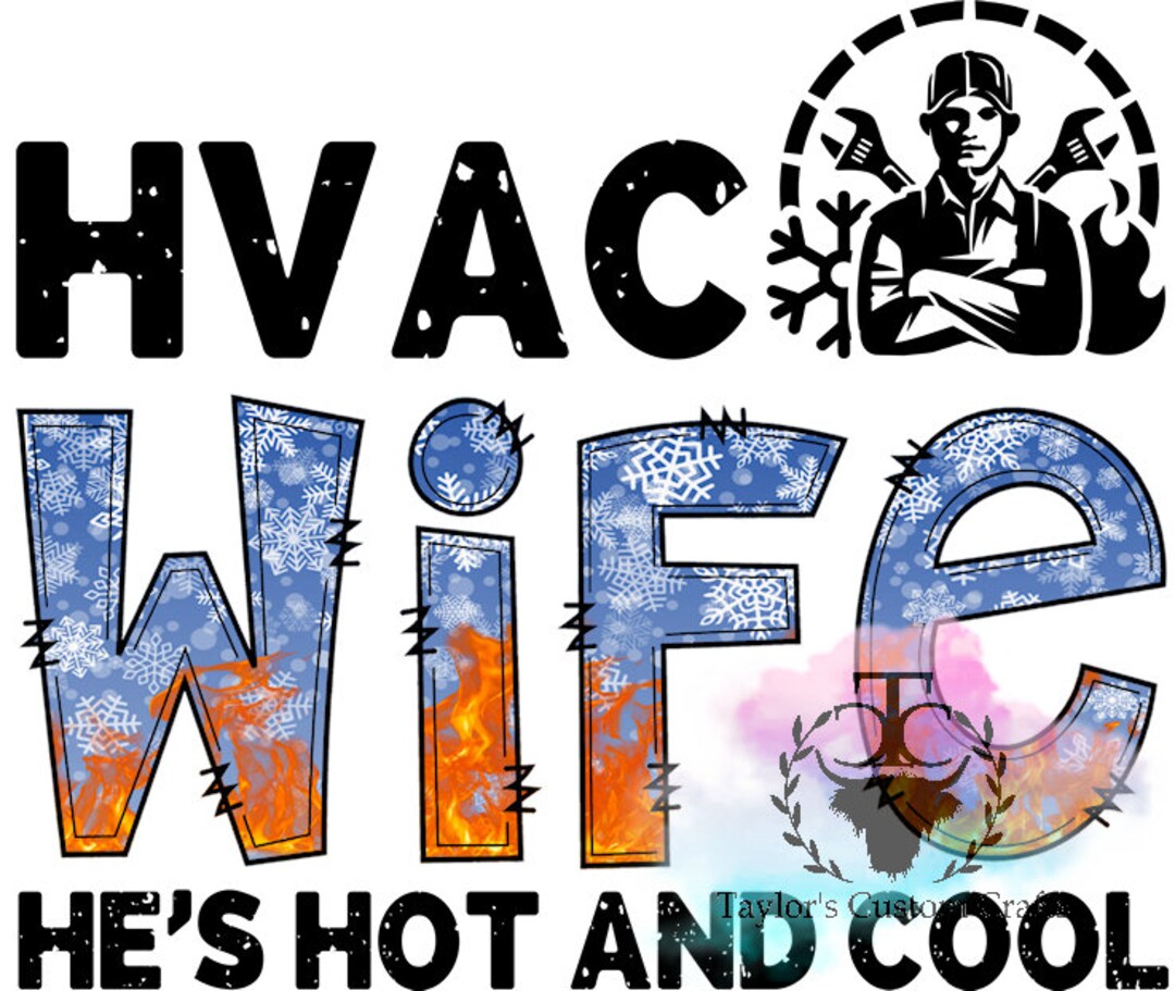 HVAC Wife PNG Sublimation File - Etsy