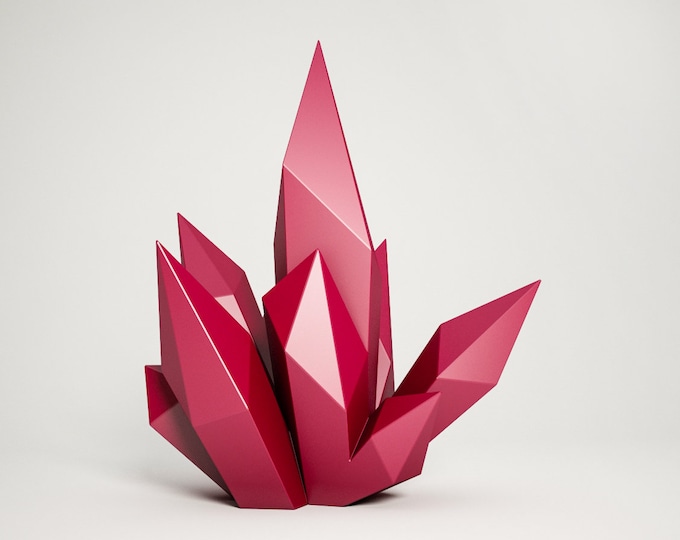 Papercraft Gems, Paper Craft Jewel, Crystal PDF Template, Stones 3D ...