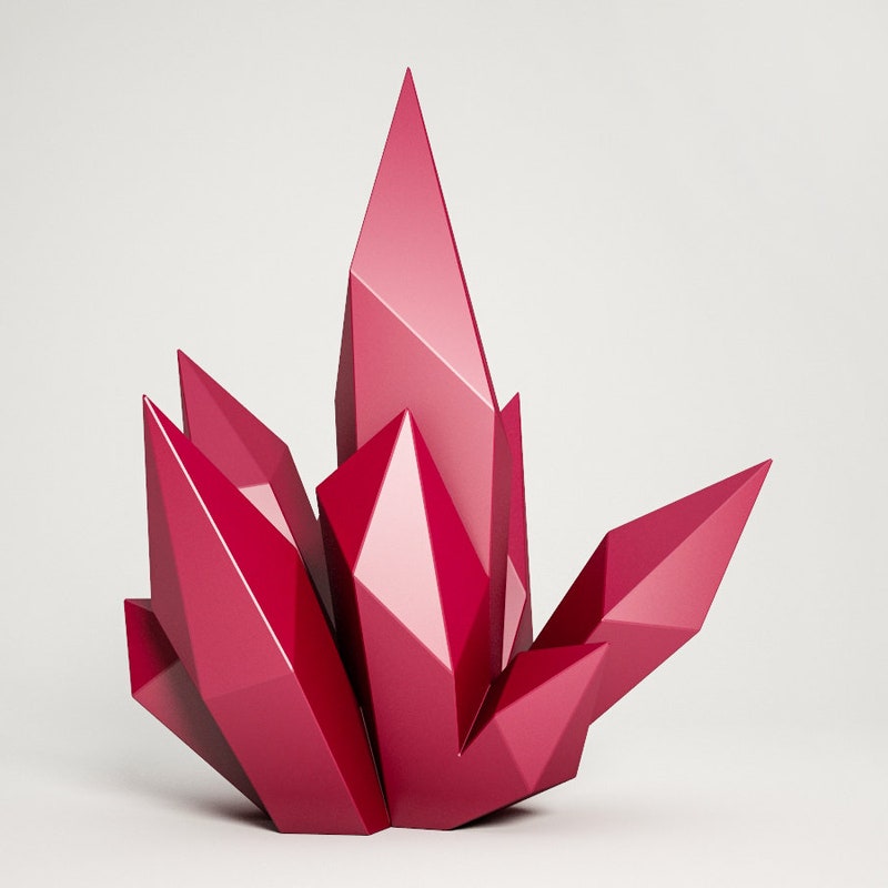 Paper Craft Crystal Pattern - Etsy