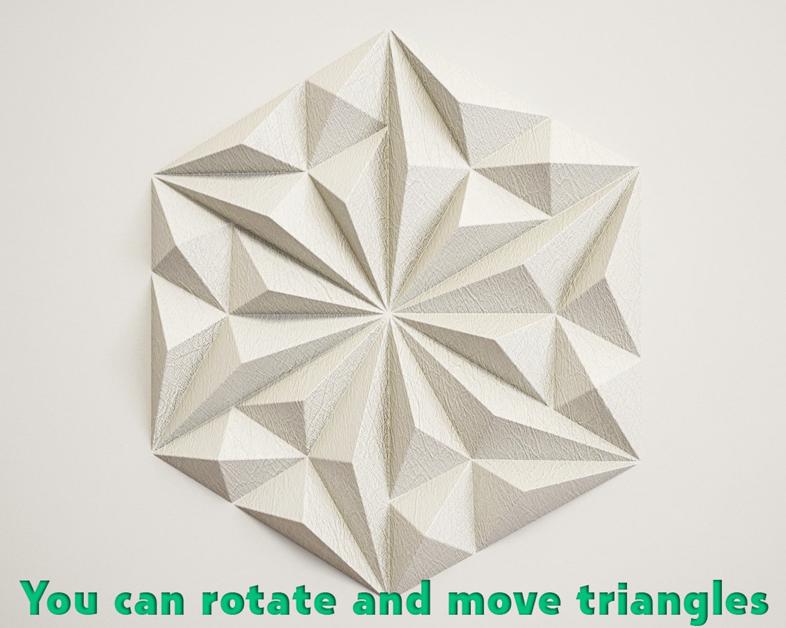 Papercraft 3D Mandala, Geometric Pattern, Home Wall Decor, Papercraft ...
