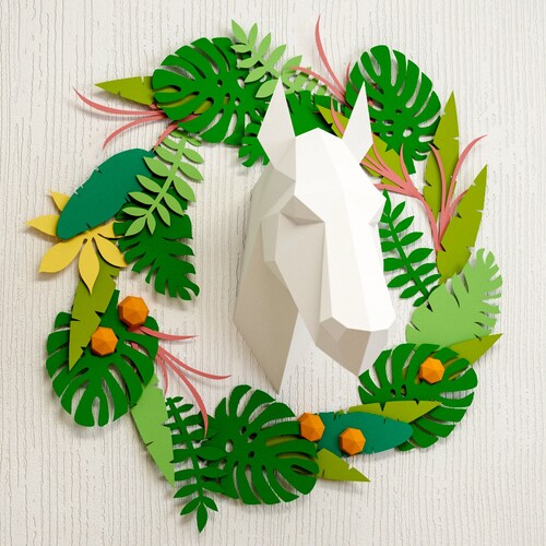 Background Plants for Papercraft 3D Sculptures Paper Plants - Etsy