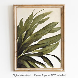 Boho Floral Print, DIGITAL Botanical Wall Art, Printable Home Decor ...