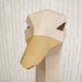 DIY Paper Craft Ostrich, 3D Papercraft Animal Trophy Head, Low Poly ...