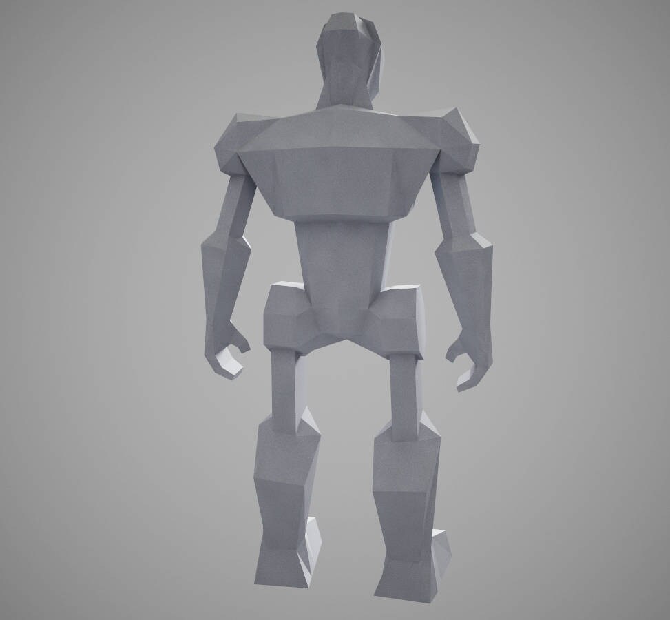 Robot Papercraft, artisanat en papier 3D, sculpture en papier bricolage ...