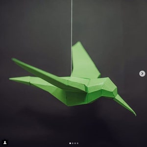 Papercraft Birds, How to Make 3D Paper Craft, Paper Sculpture Pattern ...