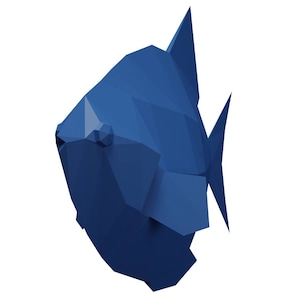 Papercraft Fish, Pattern PDF Template, 3d Paper Craft, Paper Sculpture ...