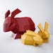 DIY Paper Fox With Paws, Polygonal Animal Trophy, Papercraft Pattern ...