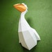 DIY Paper Pelican 3D, Papercraft Sculpture, Paper Craft Model, Low Poly ...