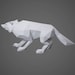 Paper Craft Wolf, DIY Paper Sculpture, Paper Model Gift, 3D Paper Craft ...