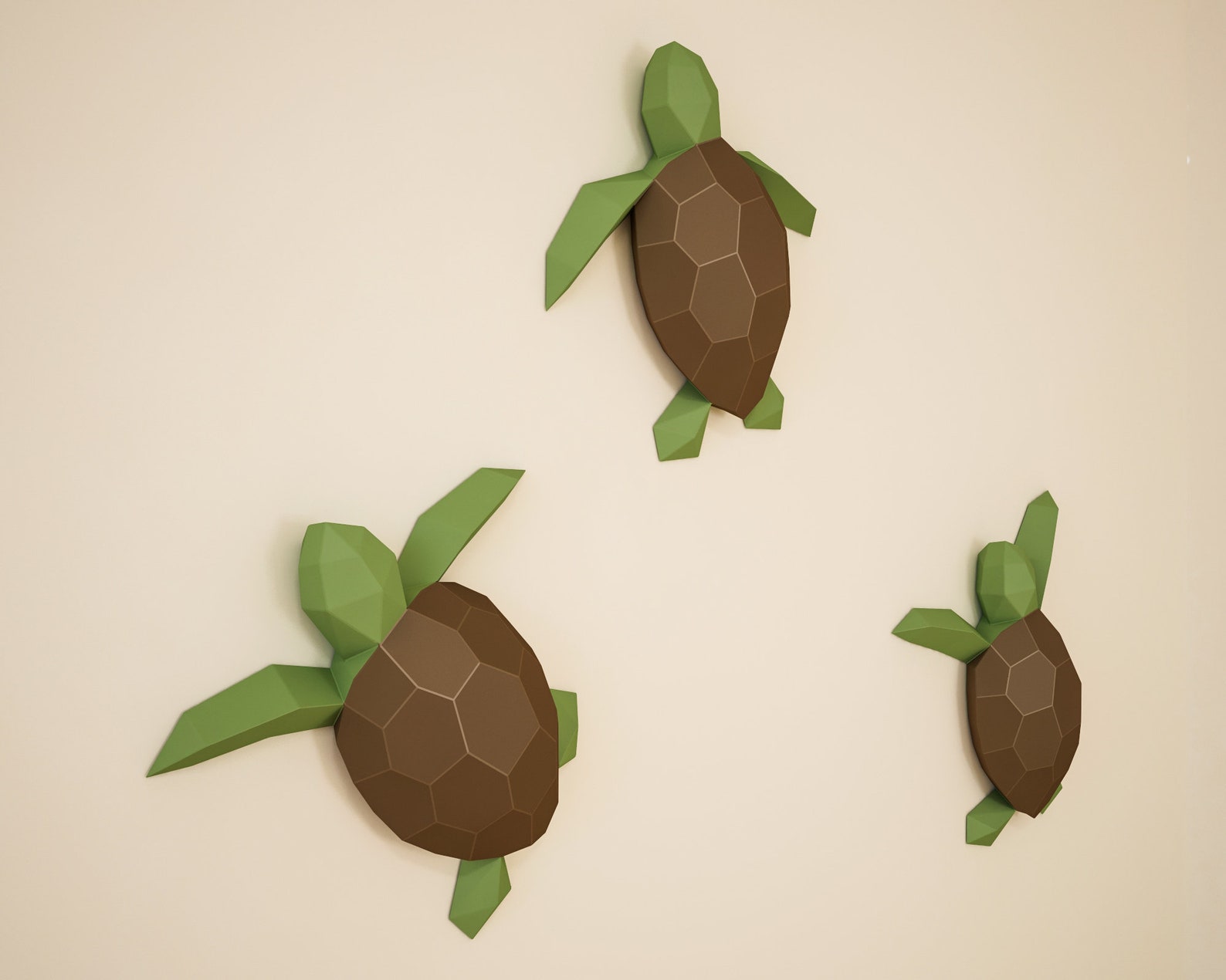 Papercraft Turtles Paper Craft Turtle Model Tortoise PDF - Etsy Singapore