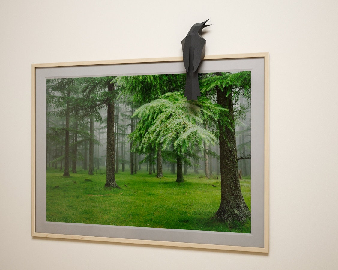 DIY Bird for a Frame Papercraft Bird Animal Paper Craft | Etsy UK