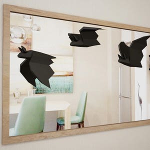 Papercraft Bat, DIY Paper Craft Project, How to Make Ideas, Simple 3D ...