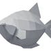 Papercraft Fish, Pattern PDF Template, 3d Paper Craft, Paper Sculpture ...