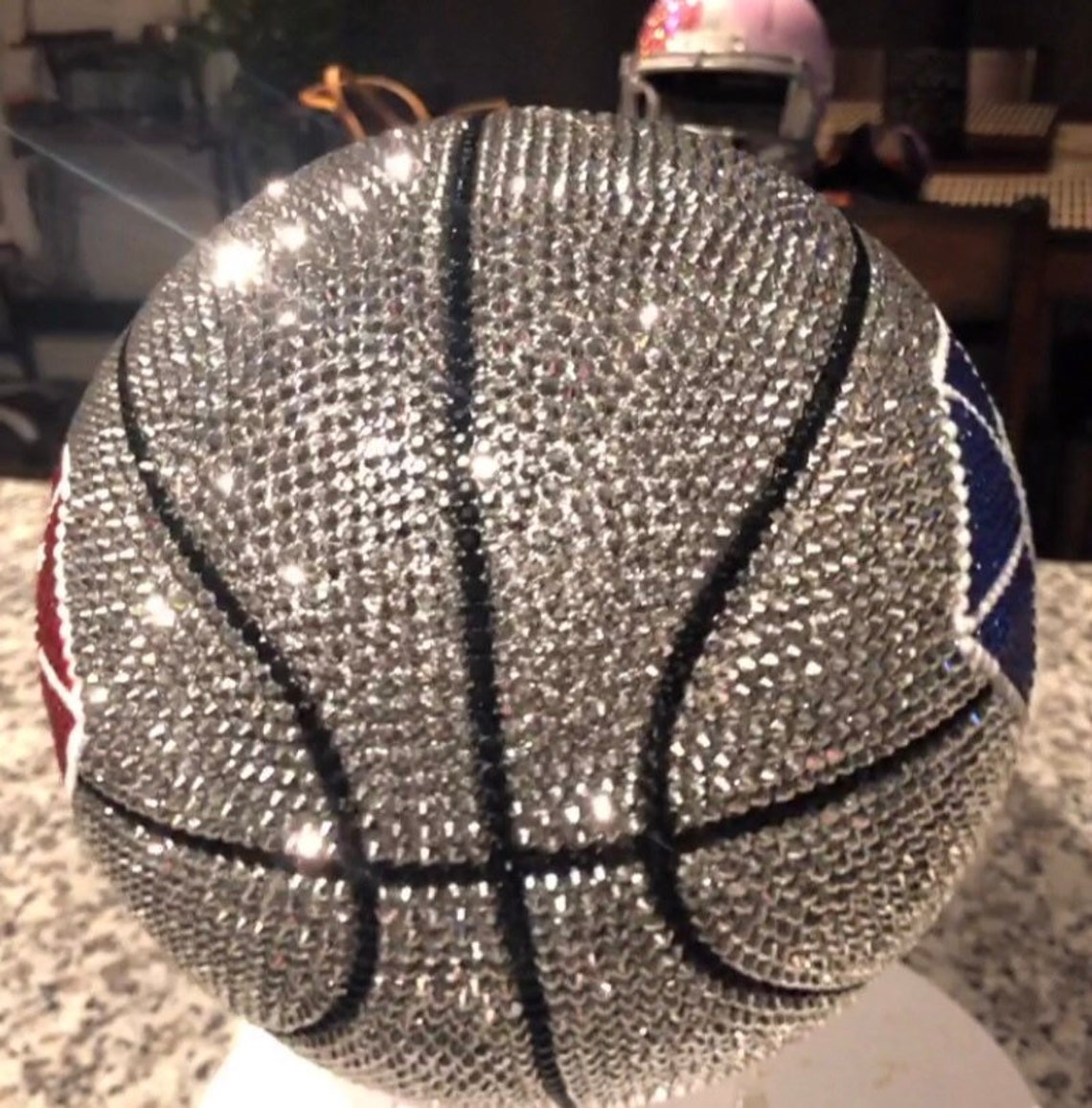 Rhinestone Crystal Basketball - Etsy